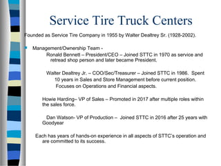 Service Tire Truck Centere ǀ STTC | PPT