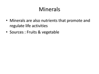 powerpoint presentation-NUTRIENTS | PPT