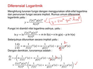 Sttm tm 10 modul 3 b turunan fungsi transendent | PDF