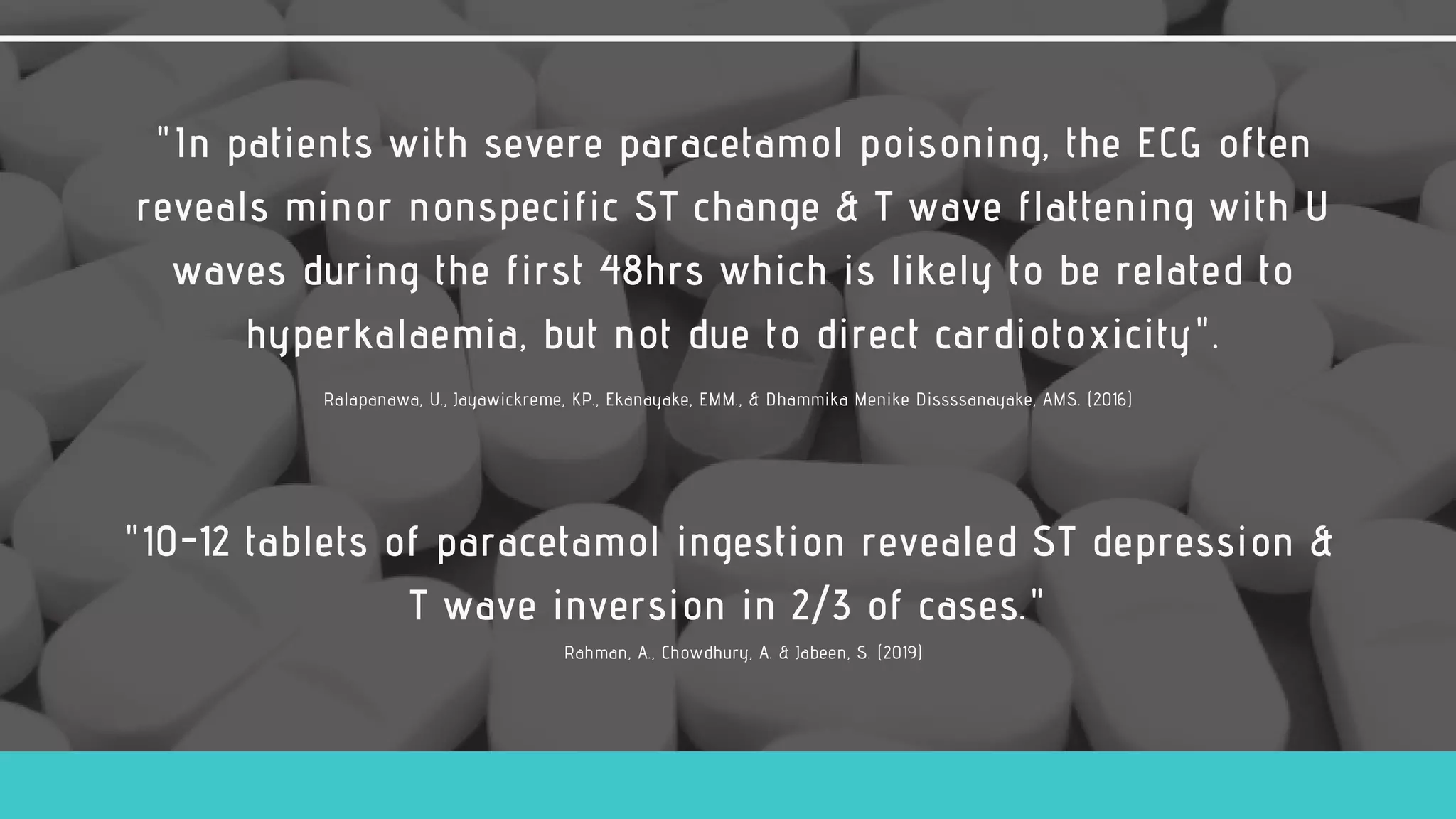 St t wave abnormalities in paracetamol [acetaminophen] overdose | PDF