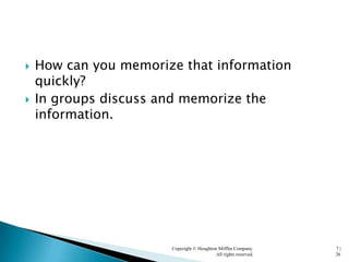 Stu 150 Ch 7 Lifelong Learning | PPT