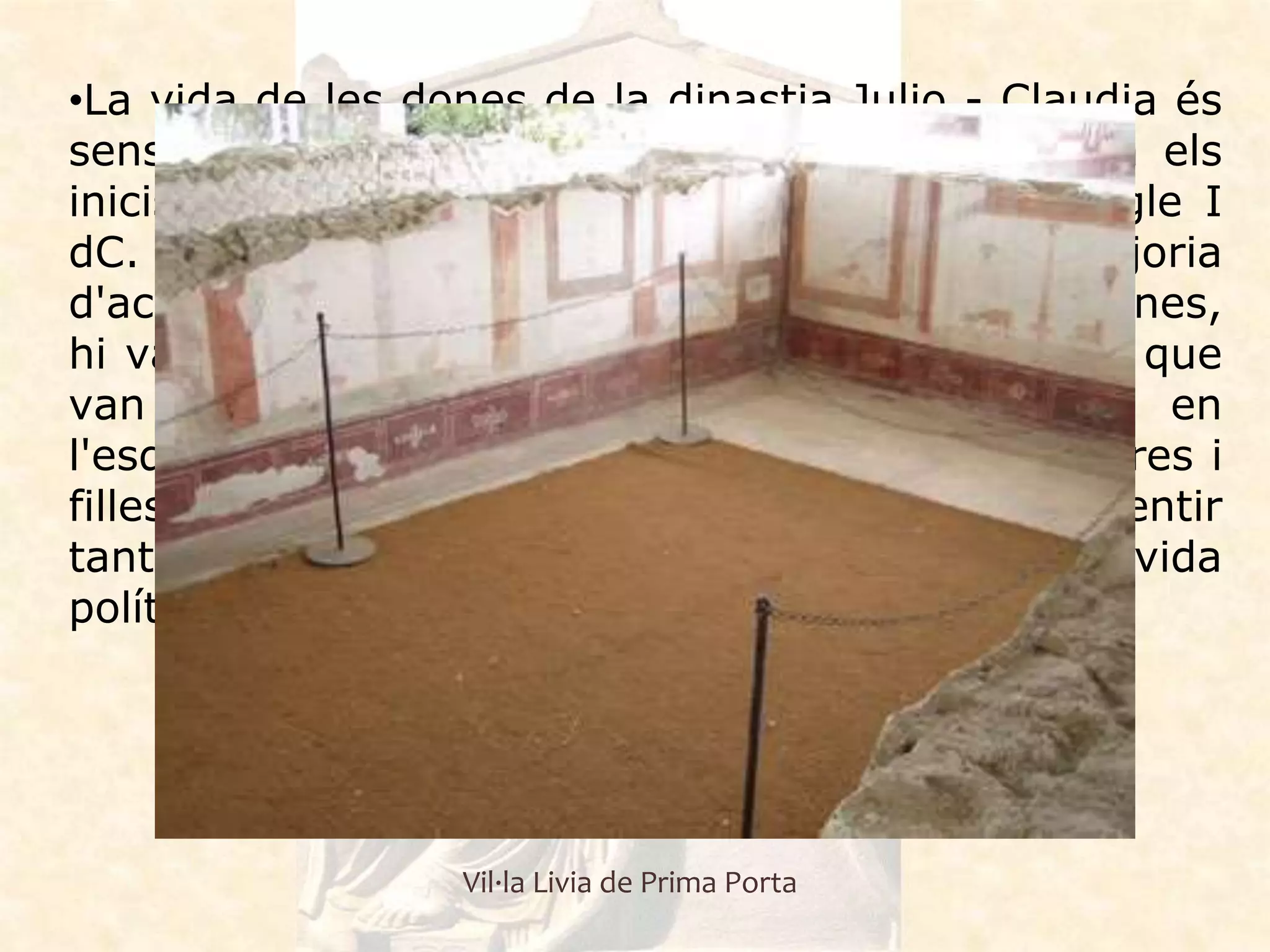 Stuació de la dona a l'antiga roma | PPTX