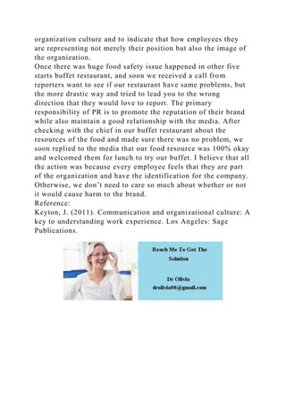 Stu AOrganizational culture has a lot to do with an organizatio.docx