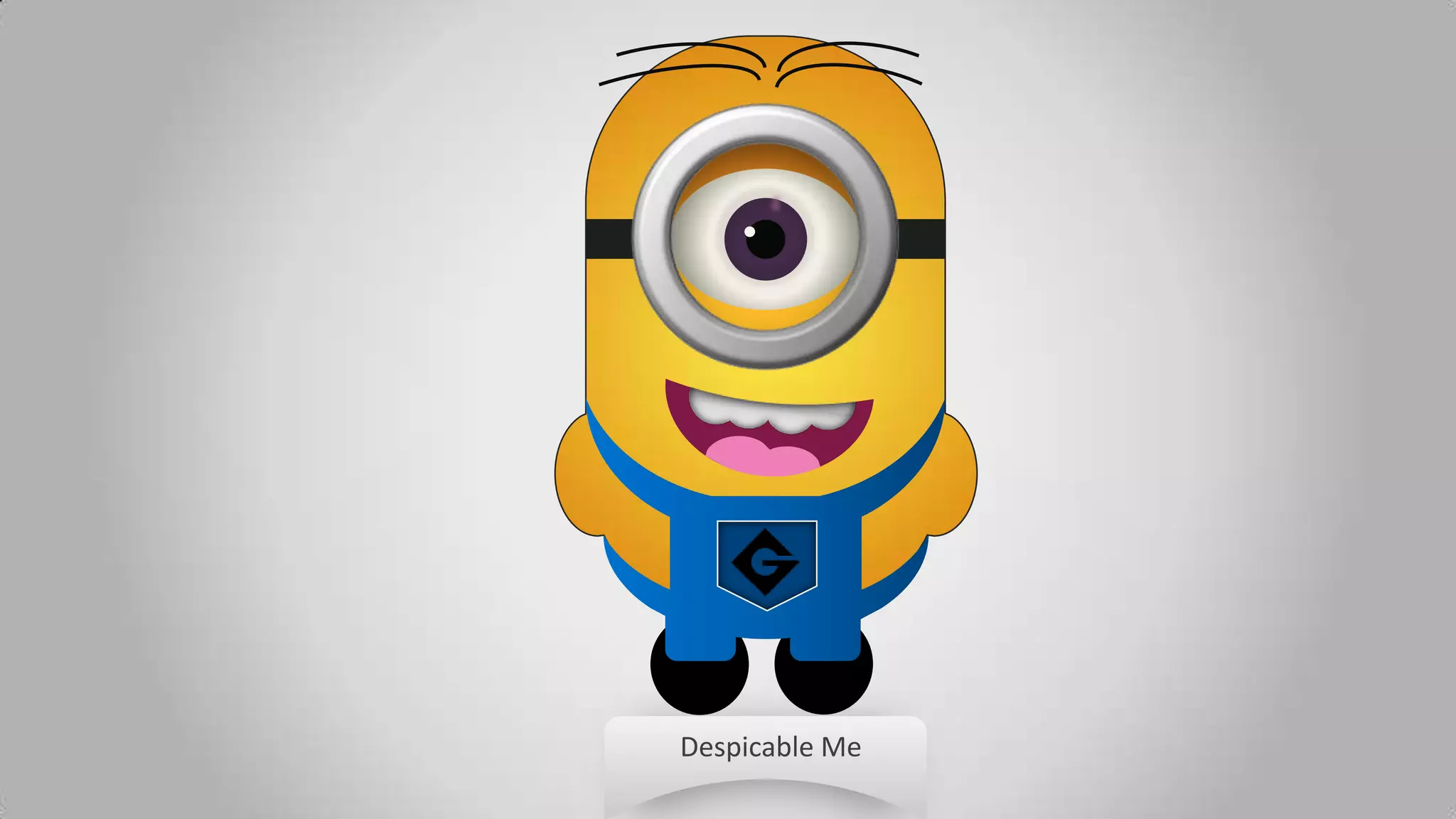 Despicable Me Stuart - Designing in Powerpoint | PPTX