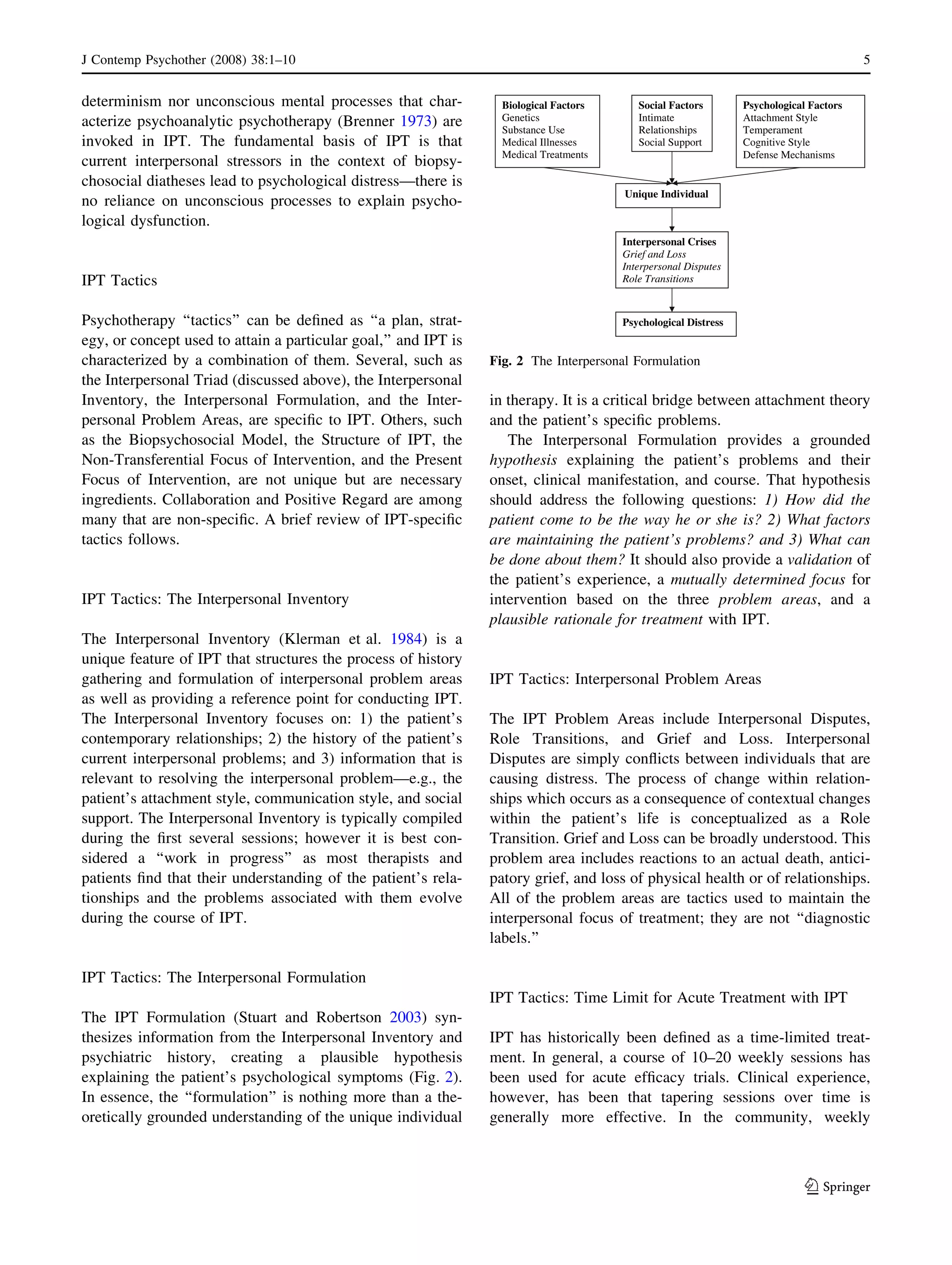 What is IPT? (Stuart, 2008) | PDF