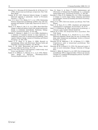 What is IPT? (Stuart, 2008) | PDF