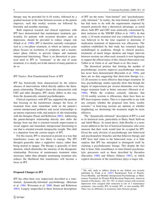 What is IPT? (Stuart, 2008) | PDF