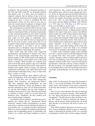 What is IPT? (Stuart, 2008) | PDF