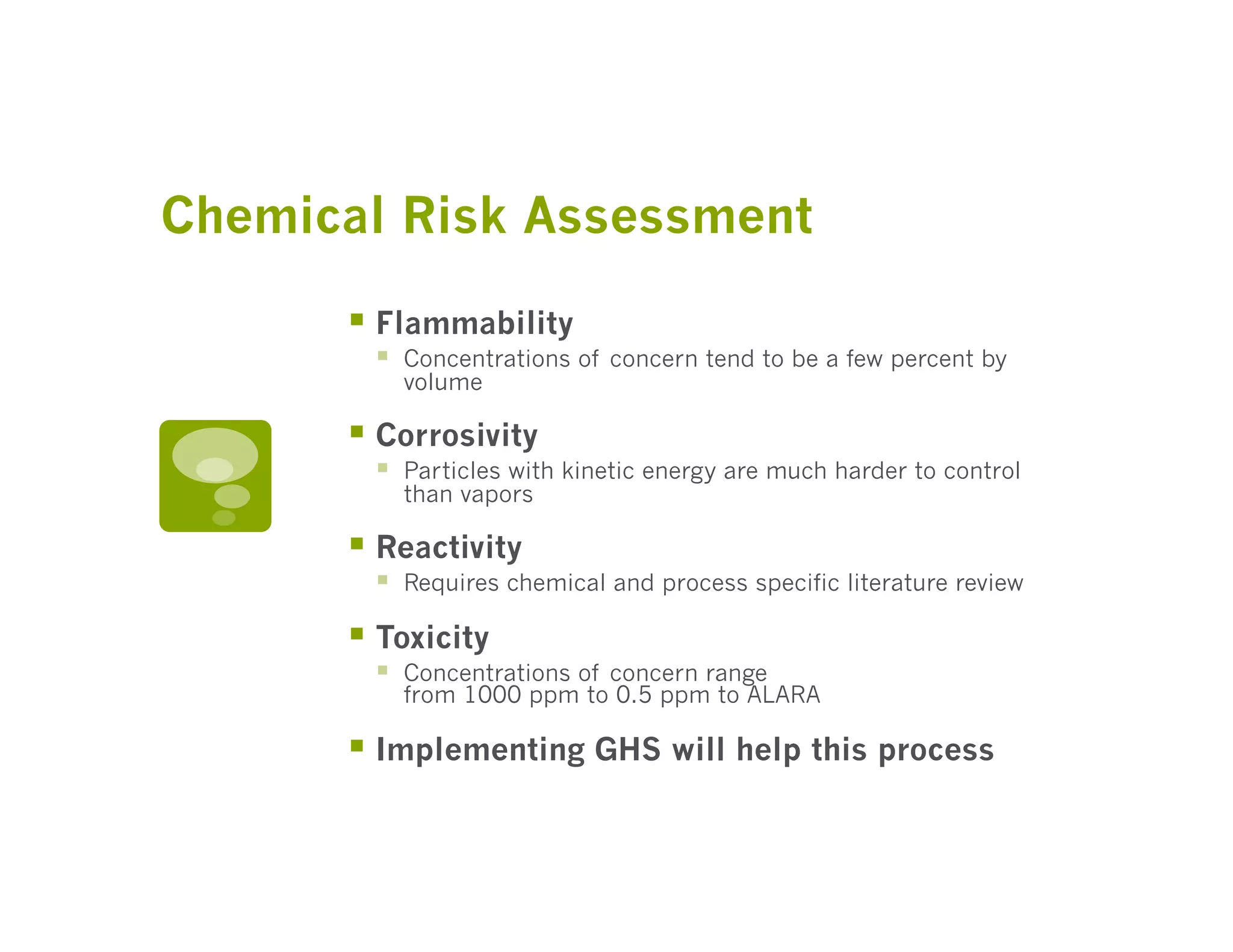 Chemical Safety Levels and Ventilation | PDF