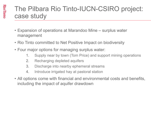 Stuart Anstee, Rio Tinto - Presentation - UNAA Vic Natural Capital ...