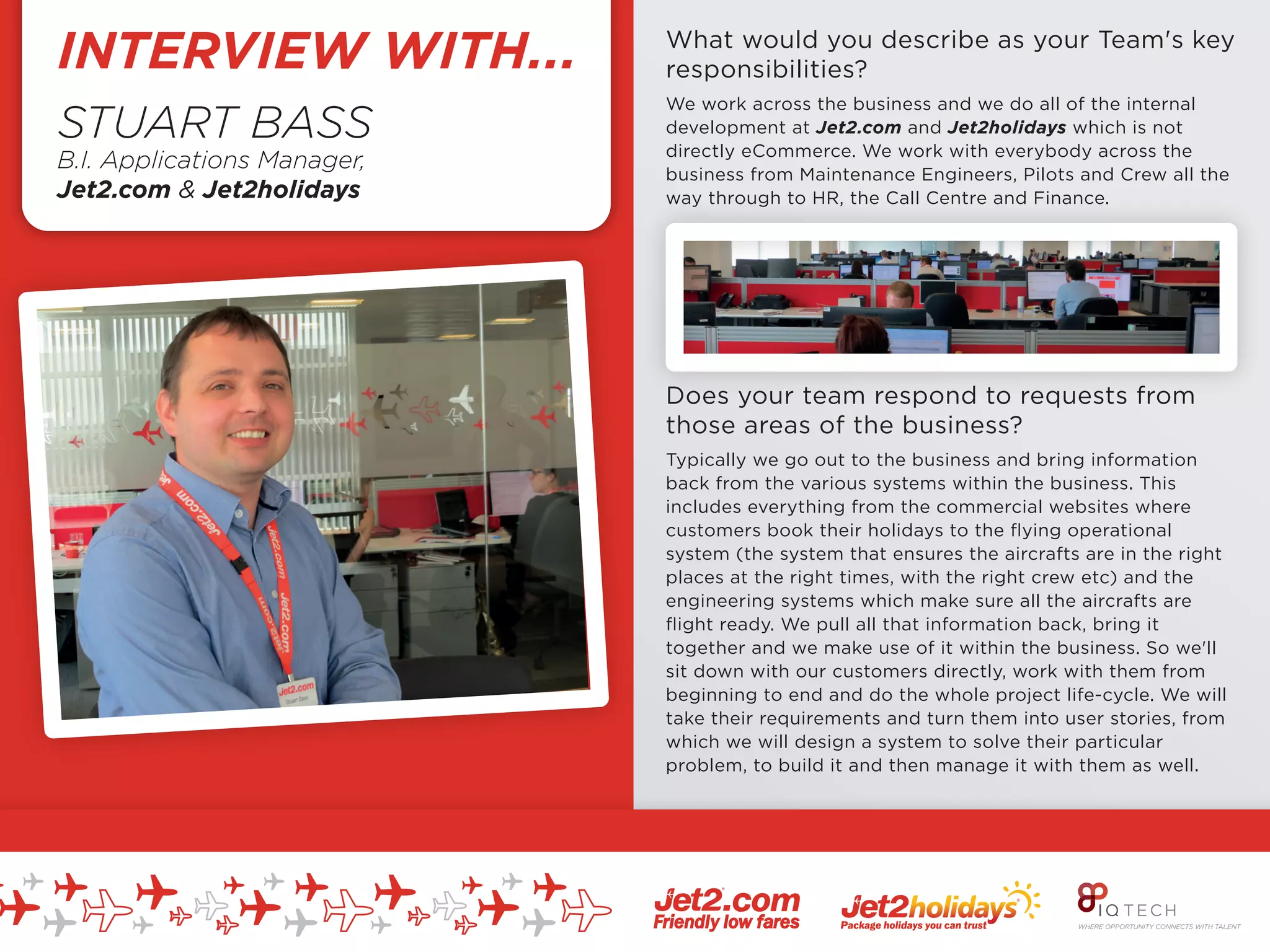 Spotlight on Jet2.com - Interview with Stuart Bass, B.I. Applications ...