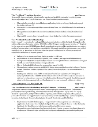 Stuart e scheer_executive_resume_2 | PDF