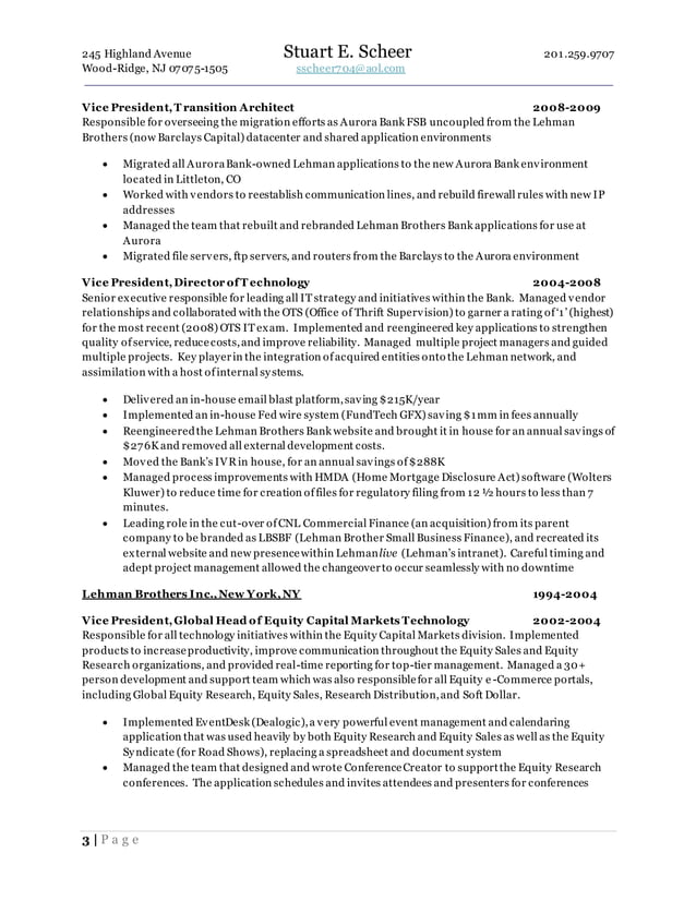 Stuart e scheer_executive_resume_2 | PDF