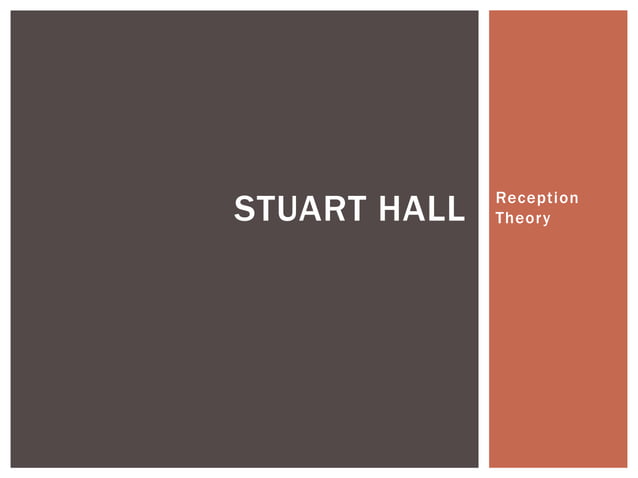 Stuart hall | PPTX
