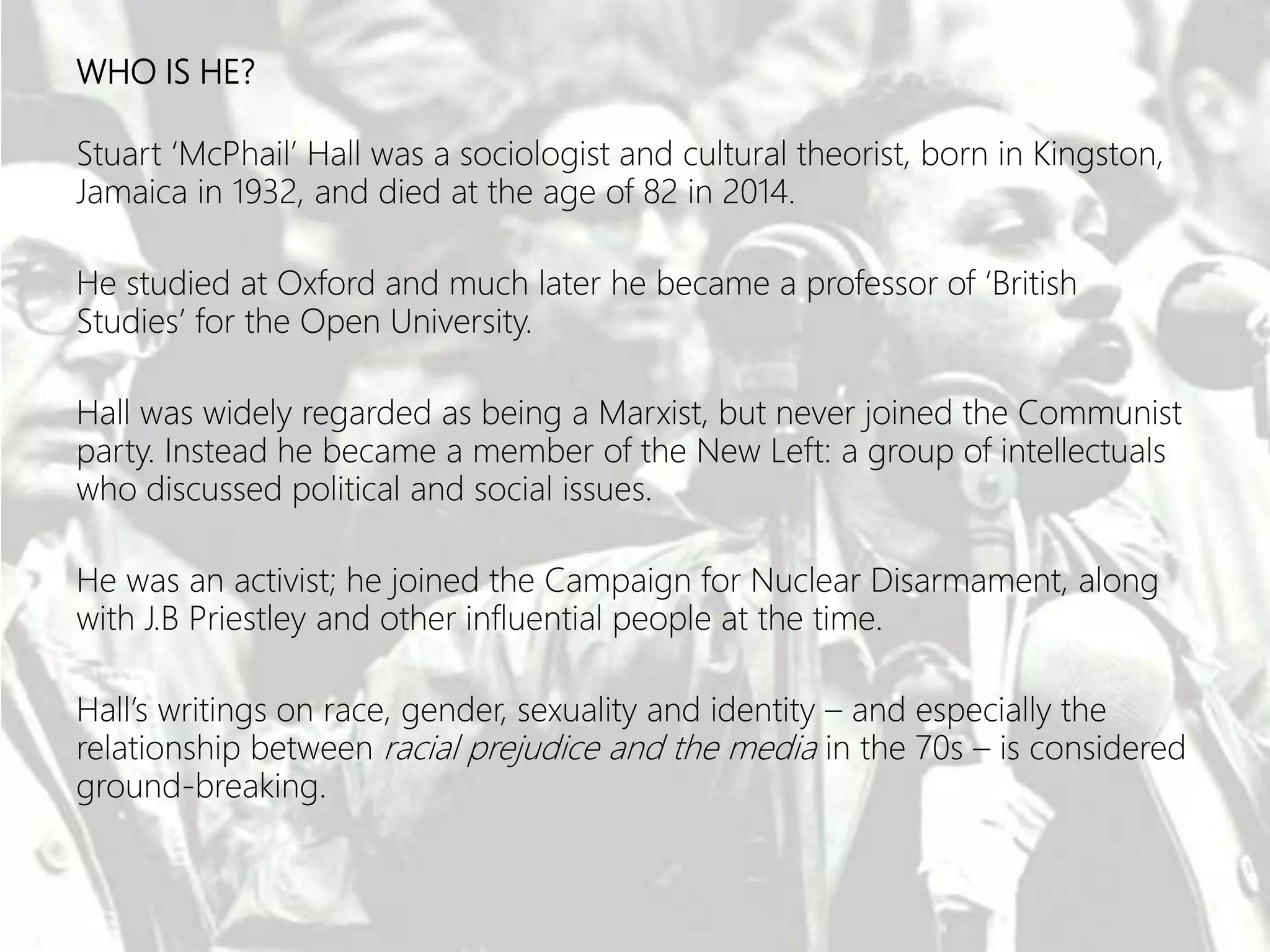 Stuart - Audience Theory | PPTX