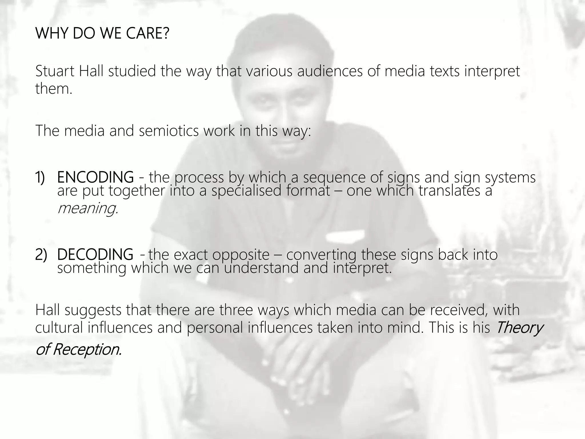 Stuart - Audience Theory | PPTX