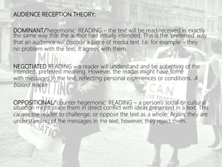 Stuart - Audience Theory | PPTX