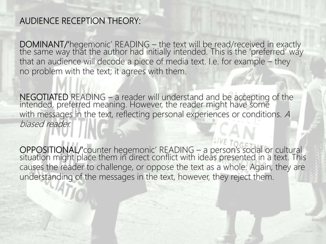 Stuart - Audience Theory | PPTX