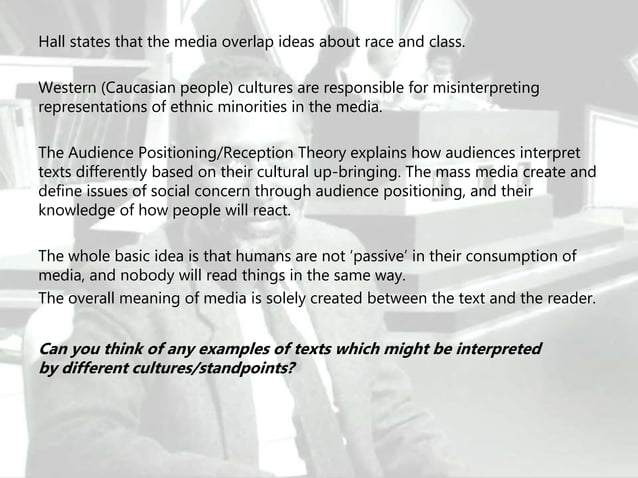 Stuart - Audience Theory | PPTX