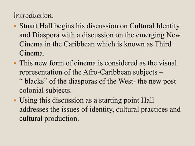 Stuart hall ppt | PPTX