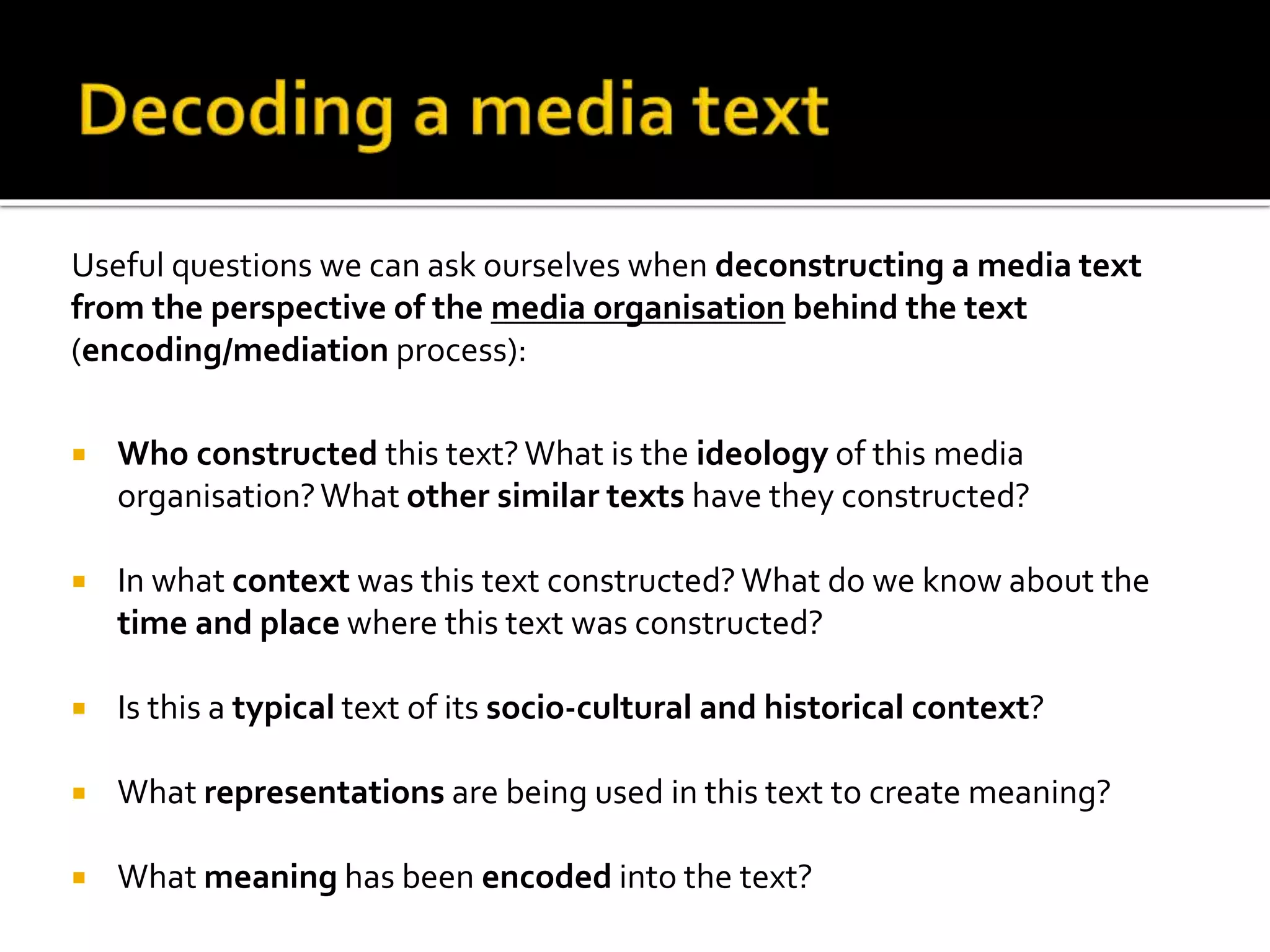 Stuart Hall's Reception theory | PPTX
