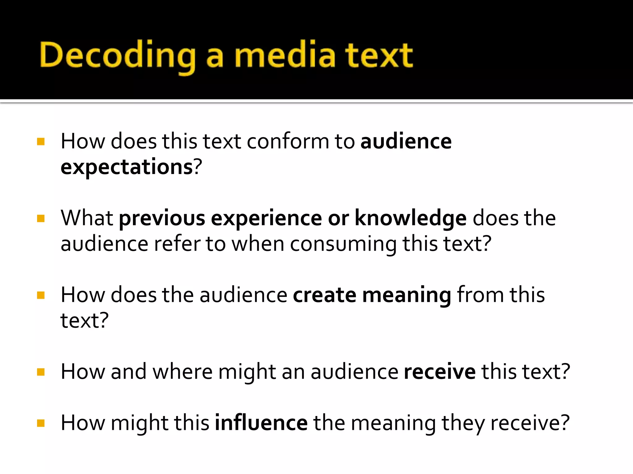 Stuart Hall's Reception theory | PPTX