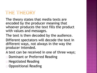 Stuart Hall’s Reception Theory | PPTX