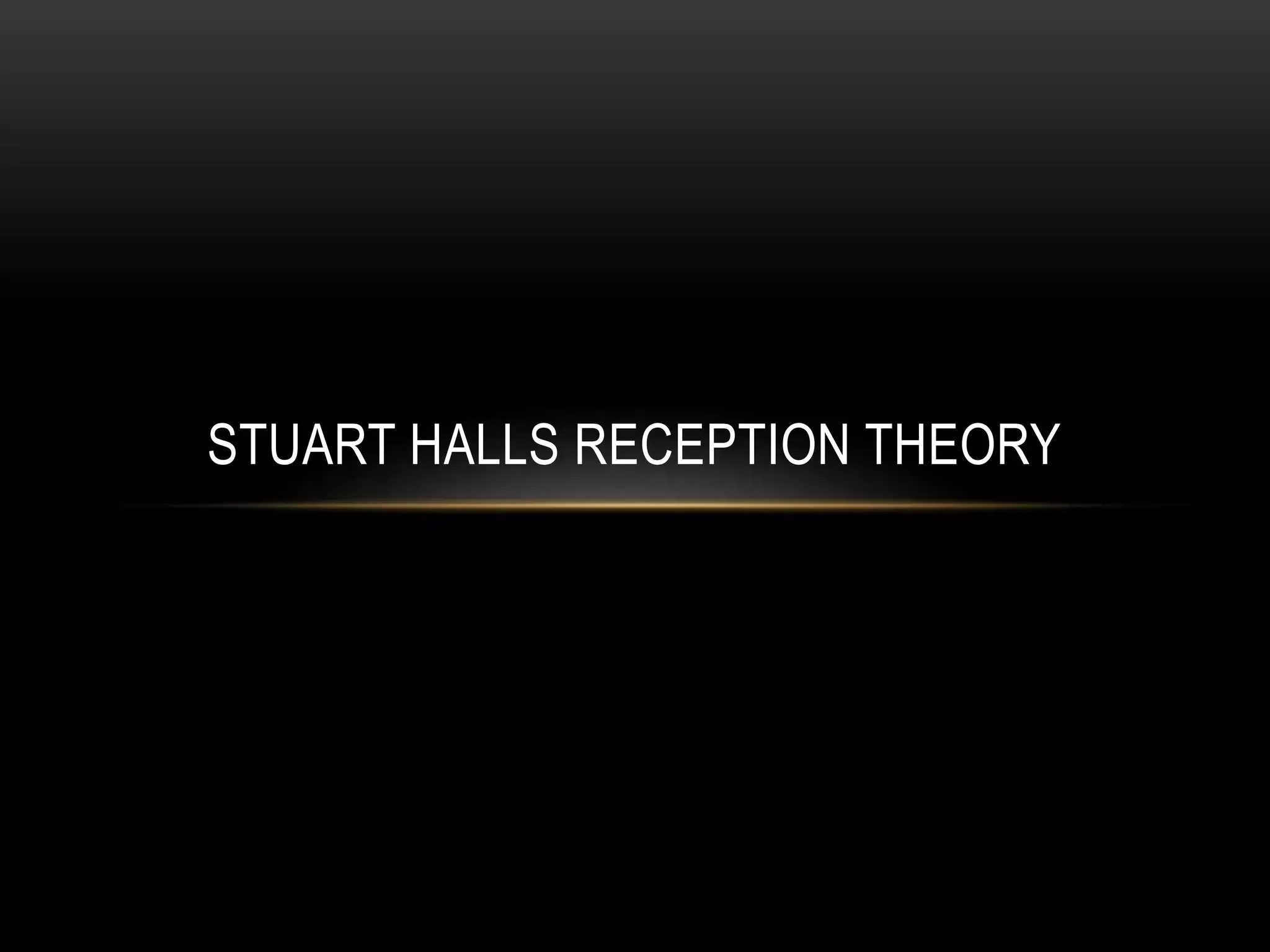 reception theory | PPTX