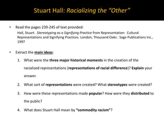 Stuart Hall Theories of representation 1.pptx | Debated Sensitive ...