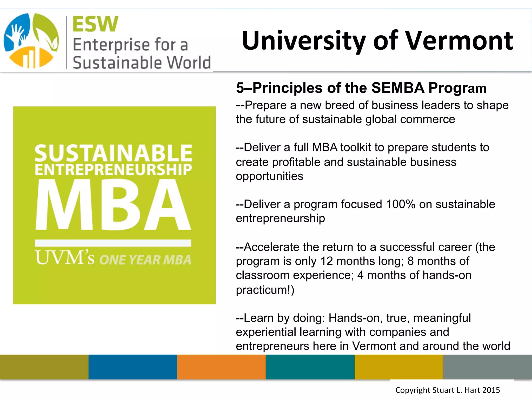 The Sustainable Value Framework | PDF