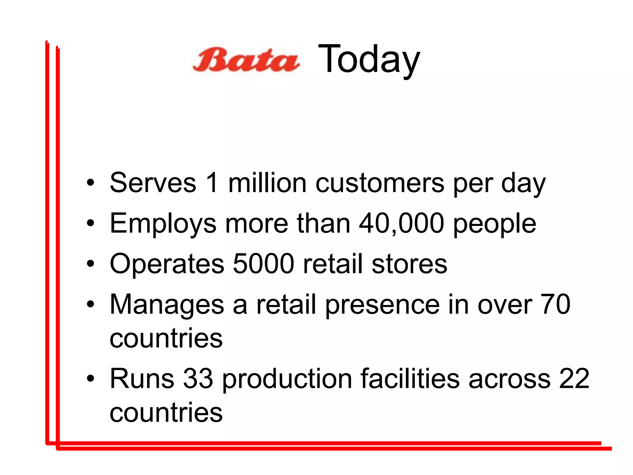 Bata-Corporate Profile | PPTX