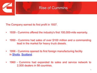 Cummins Marketing | PPTX | Manufacturing Industry | Industries