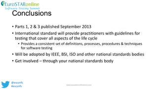 "ISO 29119 - The New Set of International Standards on Software Testing ...