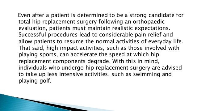 An Introduction to Total Hip Replacement Surgery | PPTX