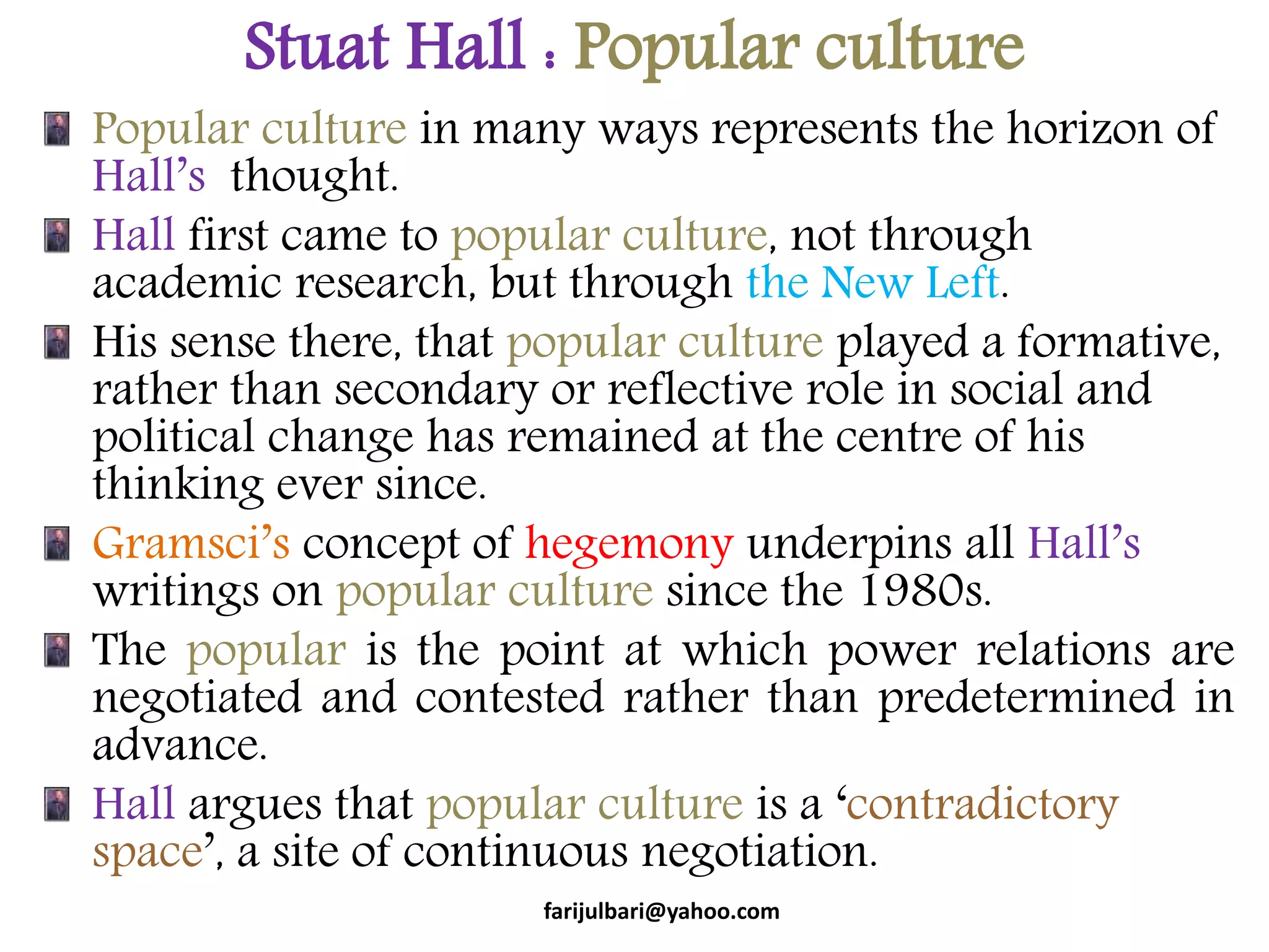 Stuat Hall by Farij | PPT