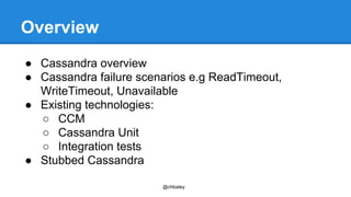 Cassandra is great but how do I test my application? | PDF