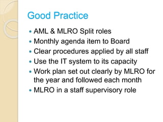 StubbsGazette Anti-Money Laundering Workshop presentation | PPT