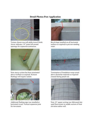 Stucco Installation Report | PDF