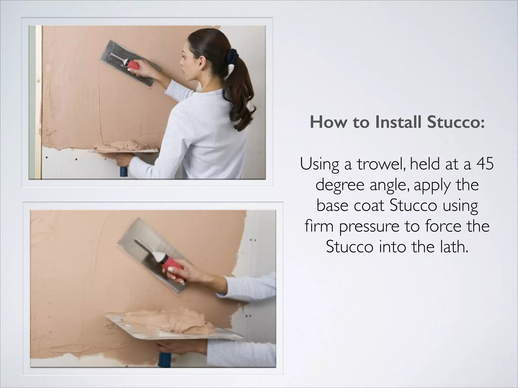 Stucco Training Part 1-Introduction | PDF