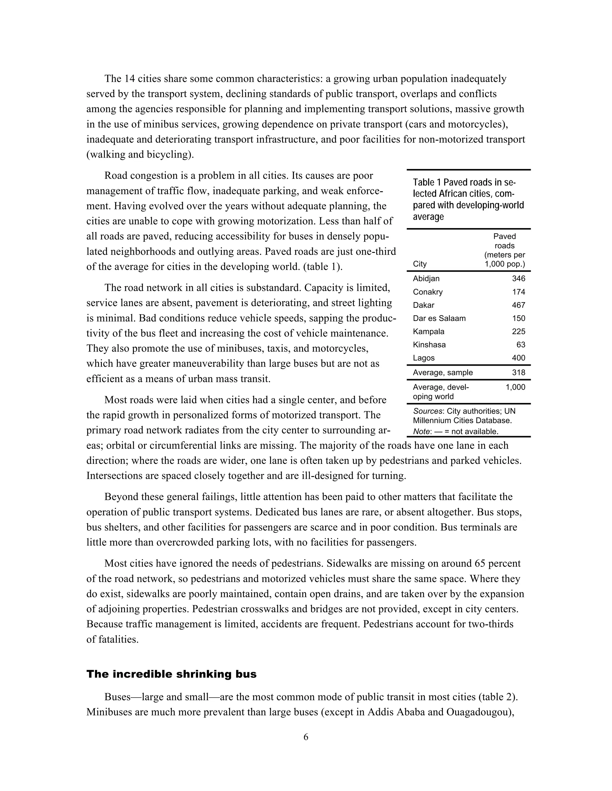 Stuck in Traffic: Urban Transport in Africa | PDF