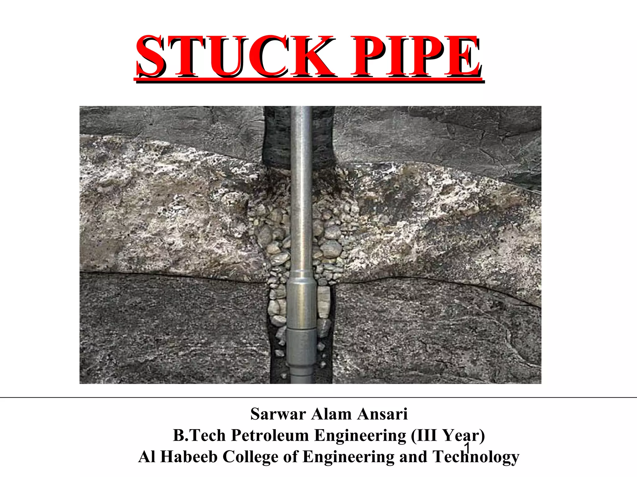 Stuck pipe | PPT