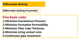 Stuck pipe in drilling petroleum basic .pptx