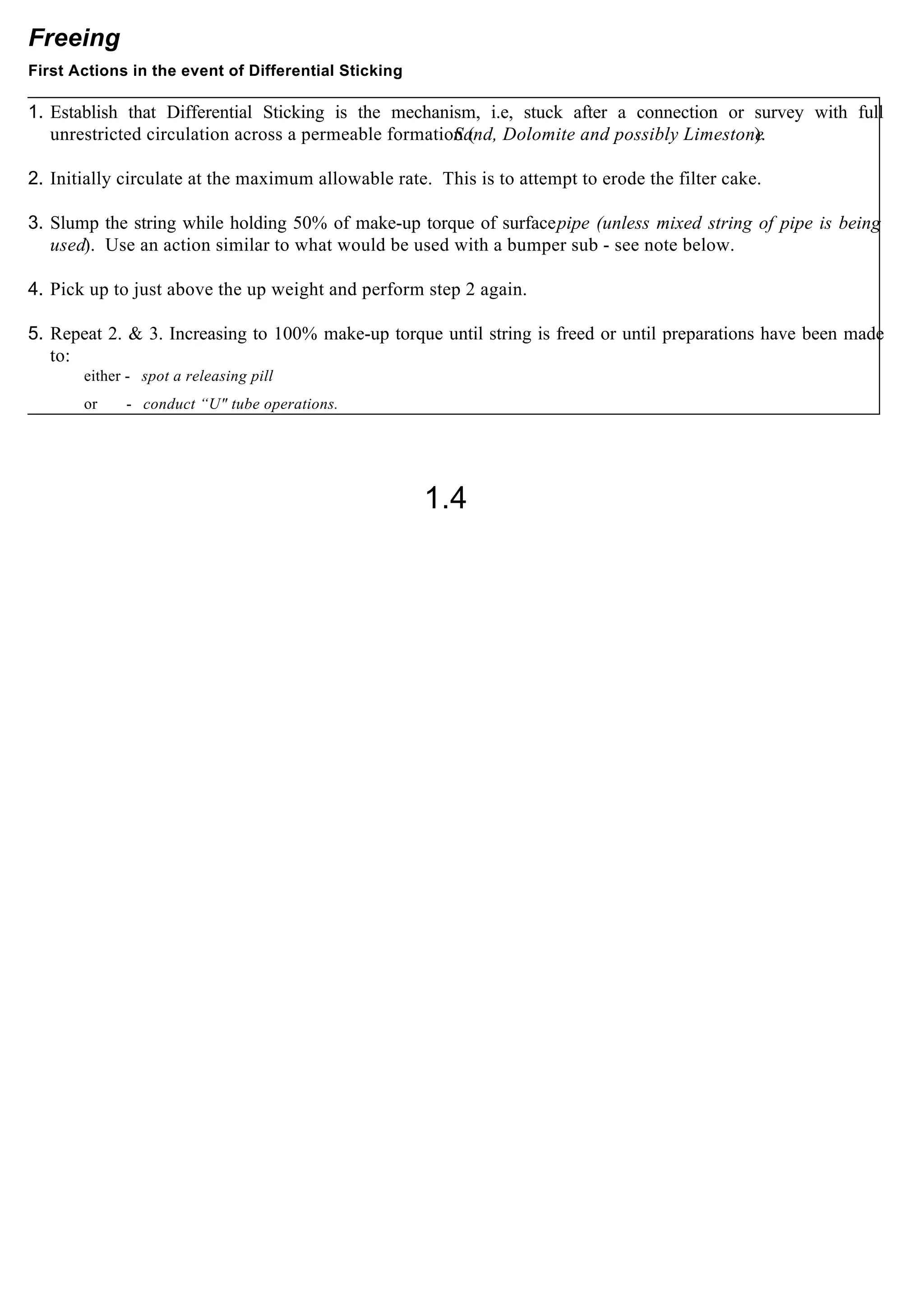 Stuck pipe manual | PDF