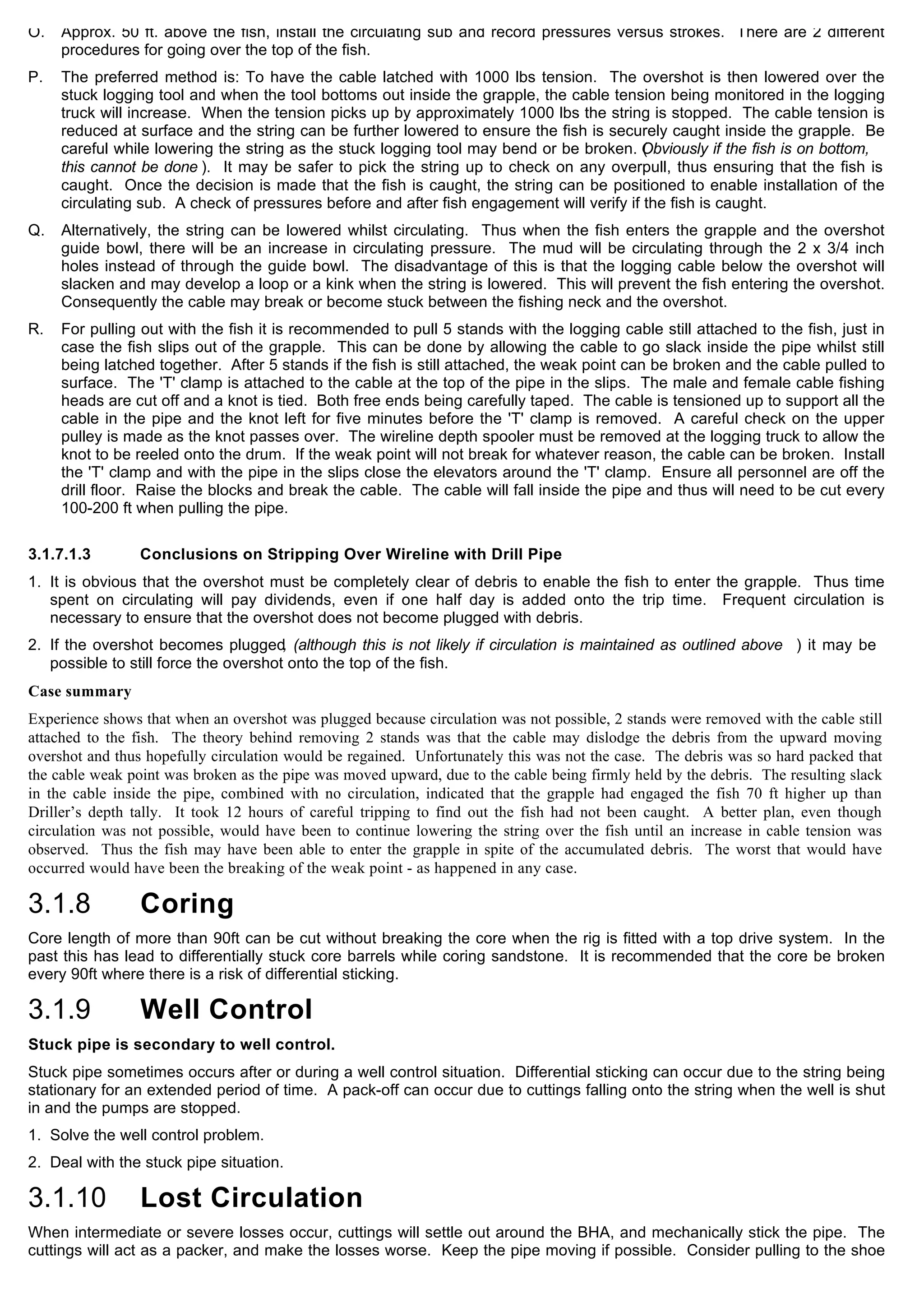 Stuck pipe manual | PDF