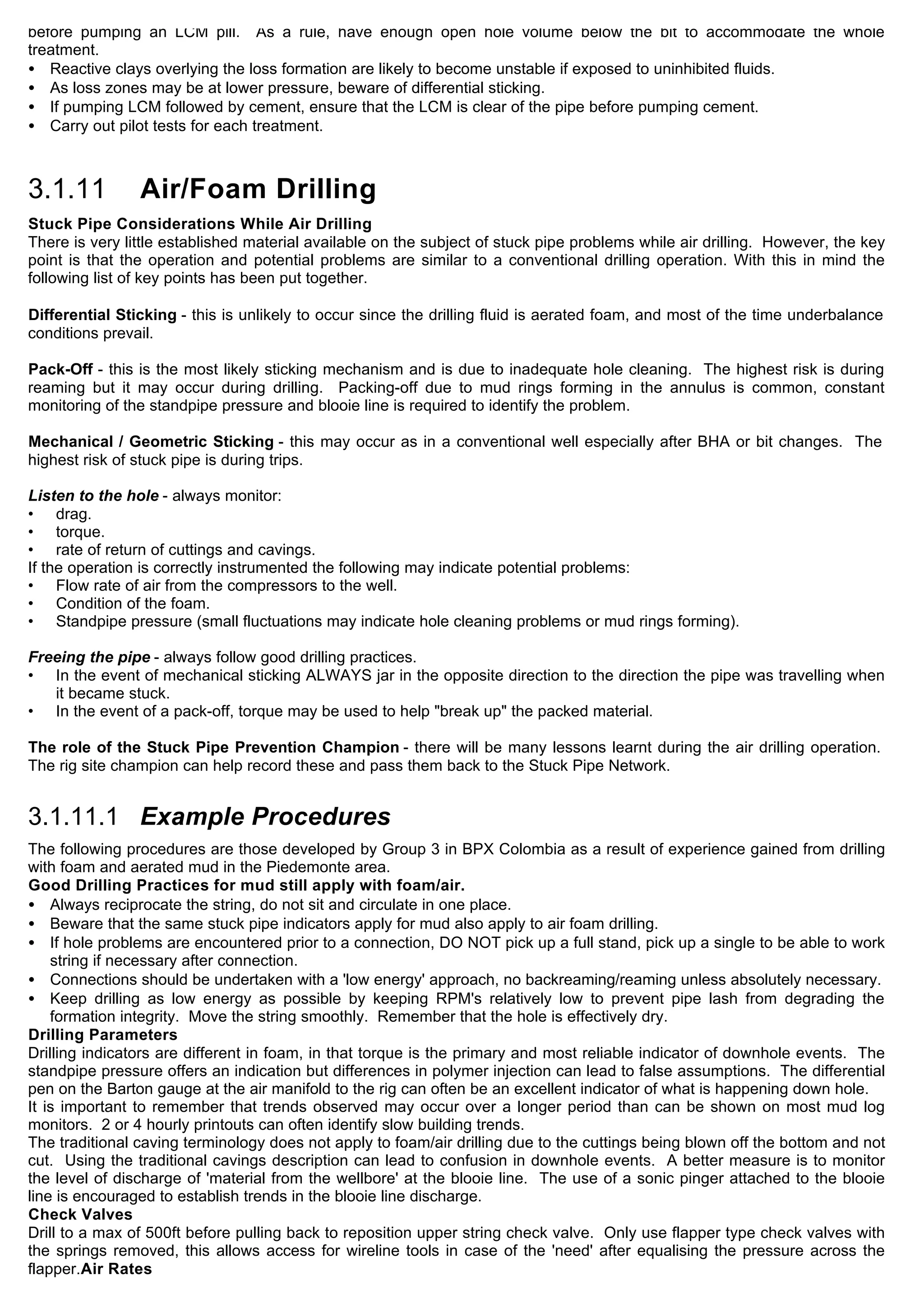 Stuck pipe manual | PDF