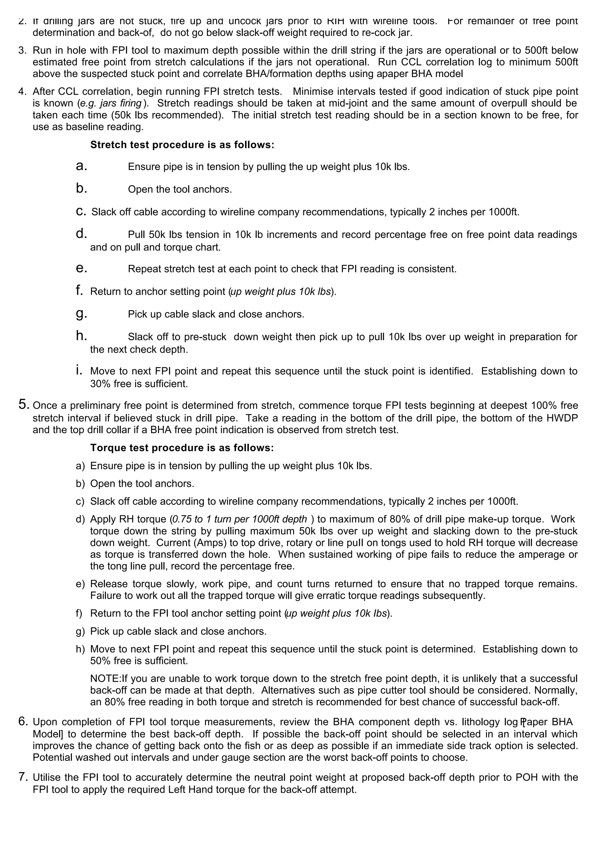 Stuck pipe manual | PDF