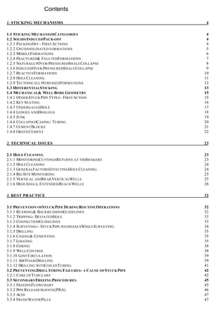 Stuck pipe manual | PDF