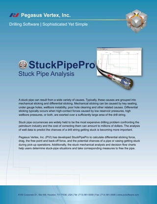 StuckPipePro | Stuck Pipe Analysis Software | PDF