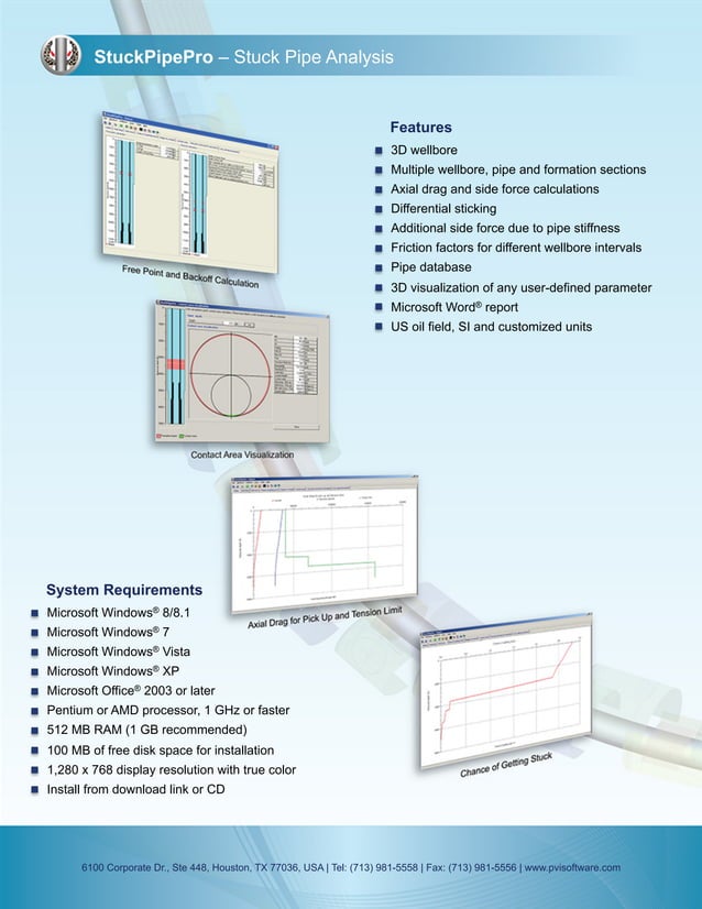 StuckPipePro | Stuck Pipe Analysis Software | PDF | Computer Software and Applications | Computing