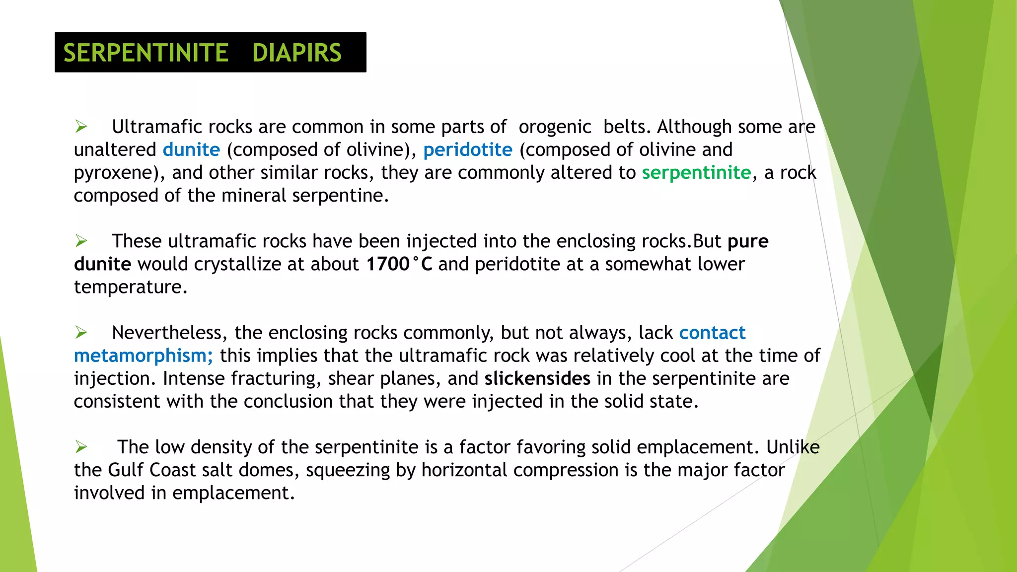 Stuctural geology - Diapirs and Structural feautures By M.P. Billings ...
